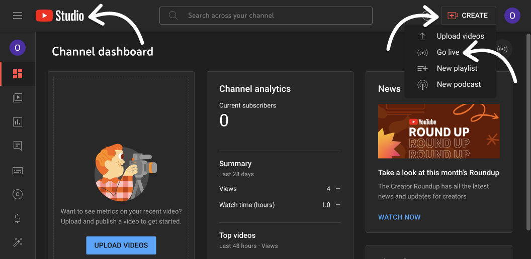 Embed your YouTube live video in your Hub with iFrames